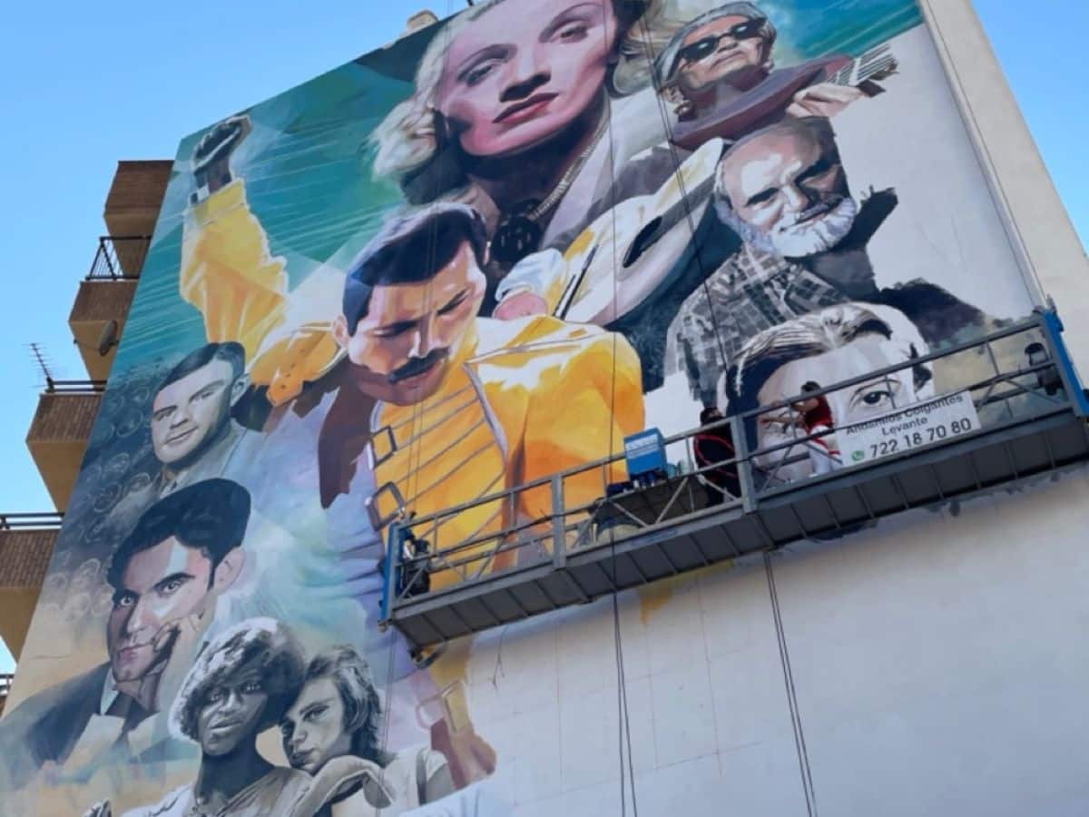 La Vall d’Uixó dedica un gran mural al movimiento LGTBIQ+